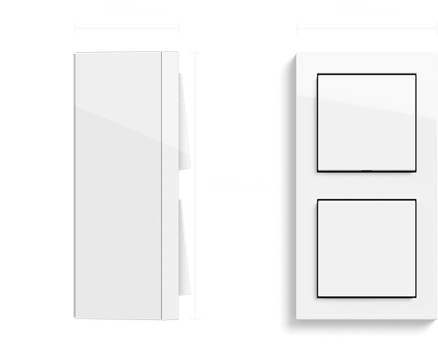 Gira E2 design line: Minimalist design and durable materials